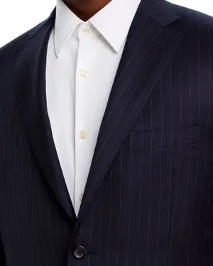 Canali Sienna Banker Stripe Regular Fit Suit