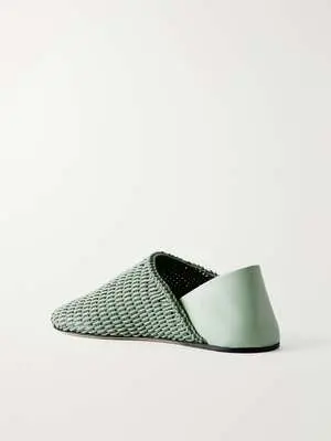 JW Anderson Slipper Woven-leather Mules
