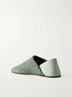 JW Anderson Woven Leather Mules