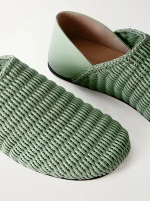 JW Anderson Woven Leather Mules
