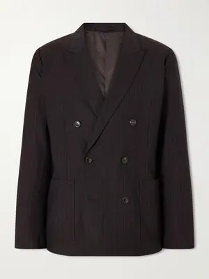 Nn07 Jordin 10037 Double-breasted Recycled Blazer - Brown