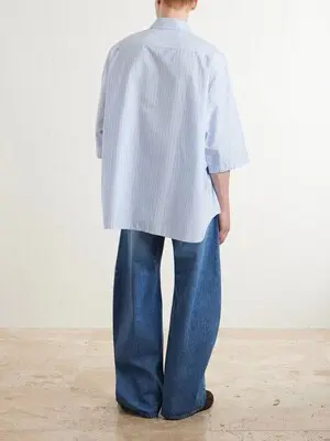 Acne Studios Soffia Striped Cotton-poplin Shirt