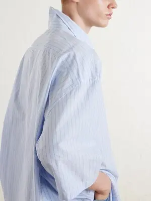Acne Studios Soffia Striped Cotton-poplin Shirt