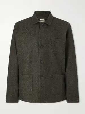 Massimo Alba Florida Herringbone Wool And Cashmere-blend Blazer