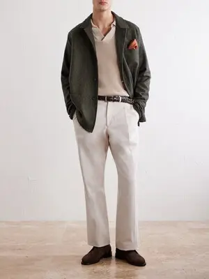 Massimo Alba Florida Herringbone Wool And Cashmere-blend Blazer