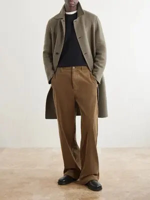 JIL SANDER Wide-leg Cotton Corduroy Trousers