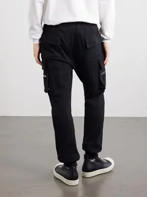 Rick Owens Mastodon Tapered Wool And Cotton-blend Jersey Sweatpants