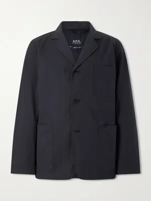 A.p.c. Phil Organic Cotton-gabardine Blazer
