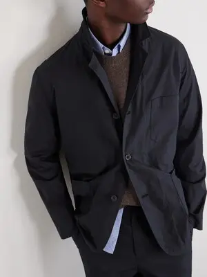 A.p.c. Phil Organic Cotton-gabardine Blazer