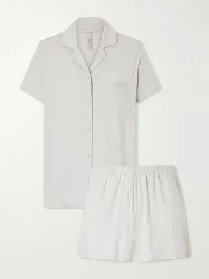 SKIMS Sleep Set Stretch-modal Jersey - Gray