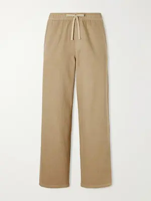 A.p.c. Straight-leg Cotton-twill Trousers - Neutrals