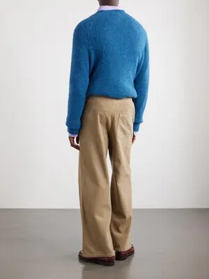 A.p.c. Straight-leg Cotton-twill Trousers - Neutrals