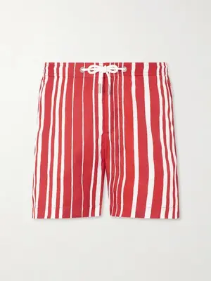 Orlebar Brown Bulldog Straight-leg Striped Swim Shorts