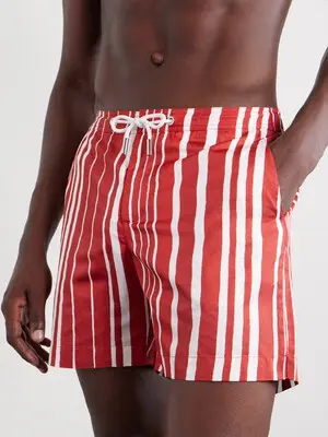 Orlebar Brown Bulldog Straight-leg Striped Swim Shorts