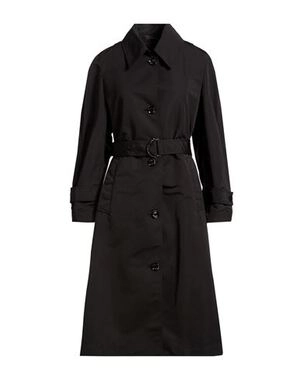 MOORER Overcoat & Trench Coat Size Polyester - Black