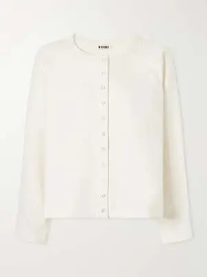 B Sides Cotton-jersey Cardigan