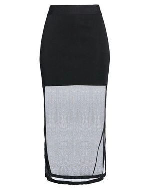 Liviana Conti Midi Skirt Size Virgin Wool, Polyester - Black