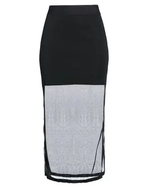Liviana Conti Virgin Wool & Polyester Midi Skirt
