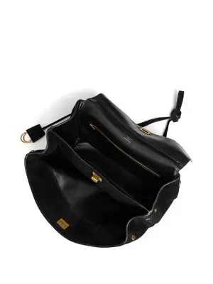 Balenciaga Rodeo Medium Leather Handbag - Black