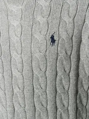 Polo Ralph Lauren Cable Knit Sweatshirt - Grey