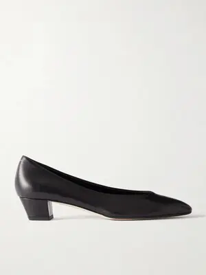 AeydĒ Helia 35 Leather Pumps - Black