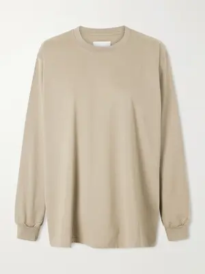 SSSTEIN Cotton Long Sleeve T-shirt - Green