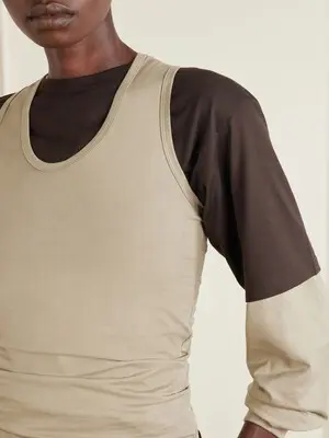 SSSTEIN Cotton Long Sleeve T-shirt