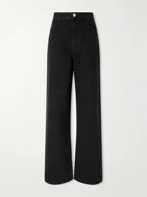 RÓHE Bruun Wide-leg Jeans - Black