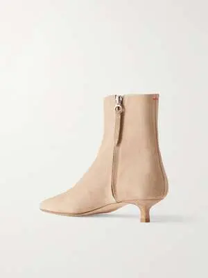 AeydĒ Sofie 35 Suede Ankle Boots - Sand