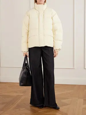 JIL SANDER Quilted Shell Down Jacket - Neutrals