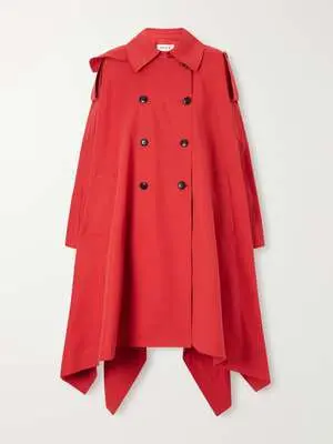 RÓHE Cotton-gabardine Coat - Red