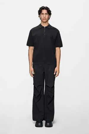 Rains Short Sleeve Polo - Black