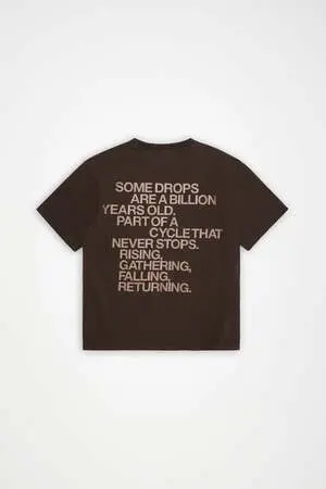 Rains Classic T-shirt In Organic Cotton - Bark