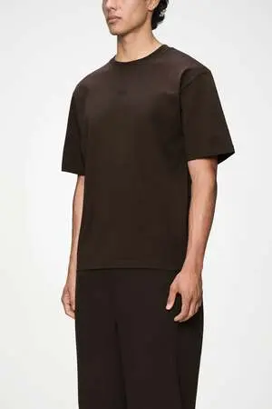 Rains Classic T-shirt In Organic Cotton - Bark
