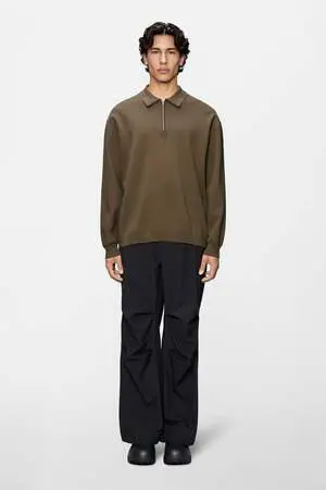 Rains Long Sleeve Polo - Splinter