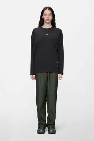 Rains Classic Long Sleeve T-shirt - Black