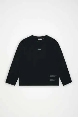 Rains Classic Long Sleeve T-shirt - Black