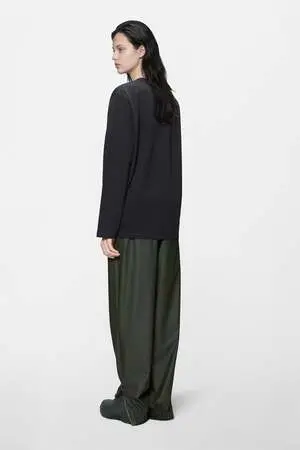 Rains Classic Long Sleeve T-shirt - Black