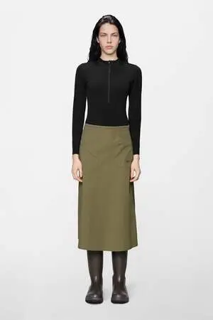 Rains Light Woven W Skirt - Moss