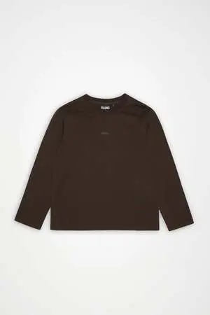 Rains Classic Long Sleeve T-shirt - Bark