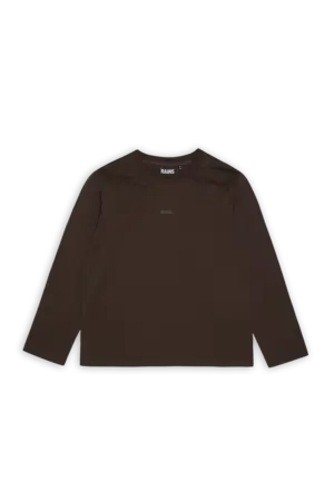 Rains Classic Long Sleeve T-shirt - Bark