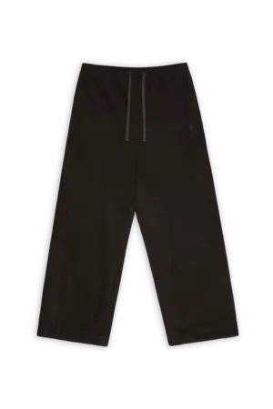 Rains Heavyweight Fleece Wide-leg Pants - Bark