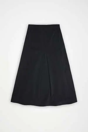 Rains Maxi Skirt In Technical Stretch Fabric - Black
