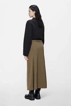 Rains Maxi Skirt In Technical Stretch Fabric