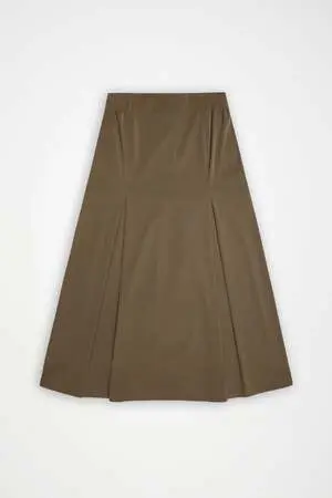 Rains Maxi Skirt In Technical Stretch Fabric