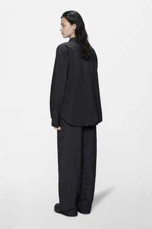Rains Light Woven Long Sleeve Shirt - Black