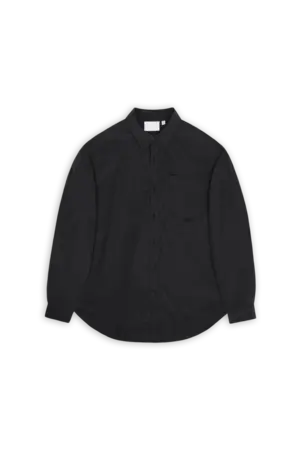Rains Light Woven Long Sleeve Shirt - Black