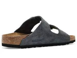 BIRKENSTOCK Arizona Suede Sandals - Black