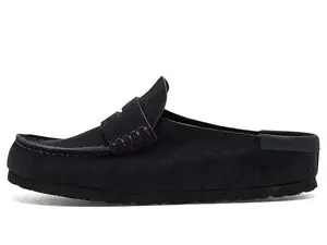 BIRKENSTOCK Naples Wrapped Clog- Suede Clog Shoes Midnight