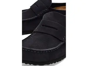 BIRKENSTOCK Naples Wrapped Clog- Suede Clog Shoes Midnight